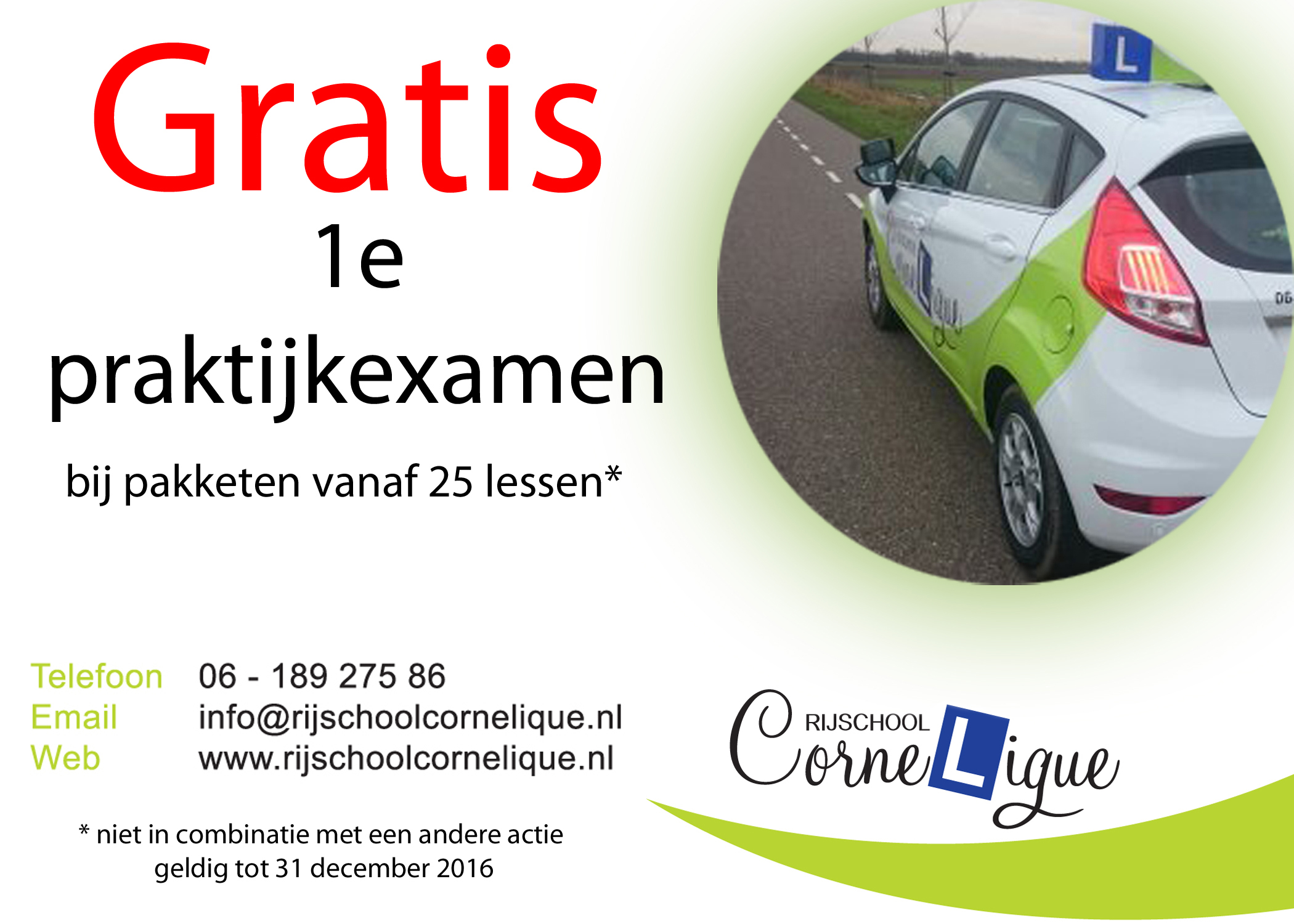 Examen autorijbewijs - Rijschool Cornelique Emmeloord